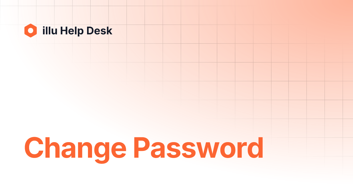 Change Password | illu Help Desk